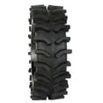 MSA Clubber 24" Wheels Black DDT 44" XT400W Tires Polaris RZR Turbo R ...