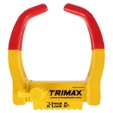 TRIMAX Keyed Alike Chock Lock Wheel Lock, 2 Pack - Walmart.com