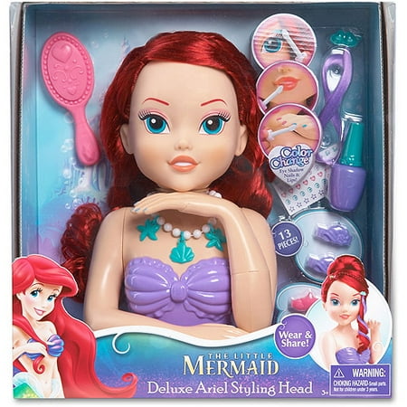 Disney Princess Deluxe Ariel Styling Head - Walmart.com