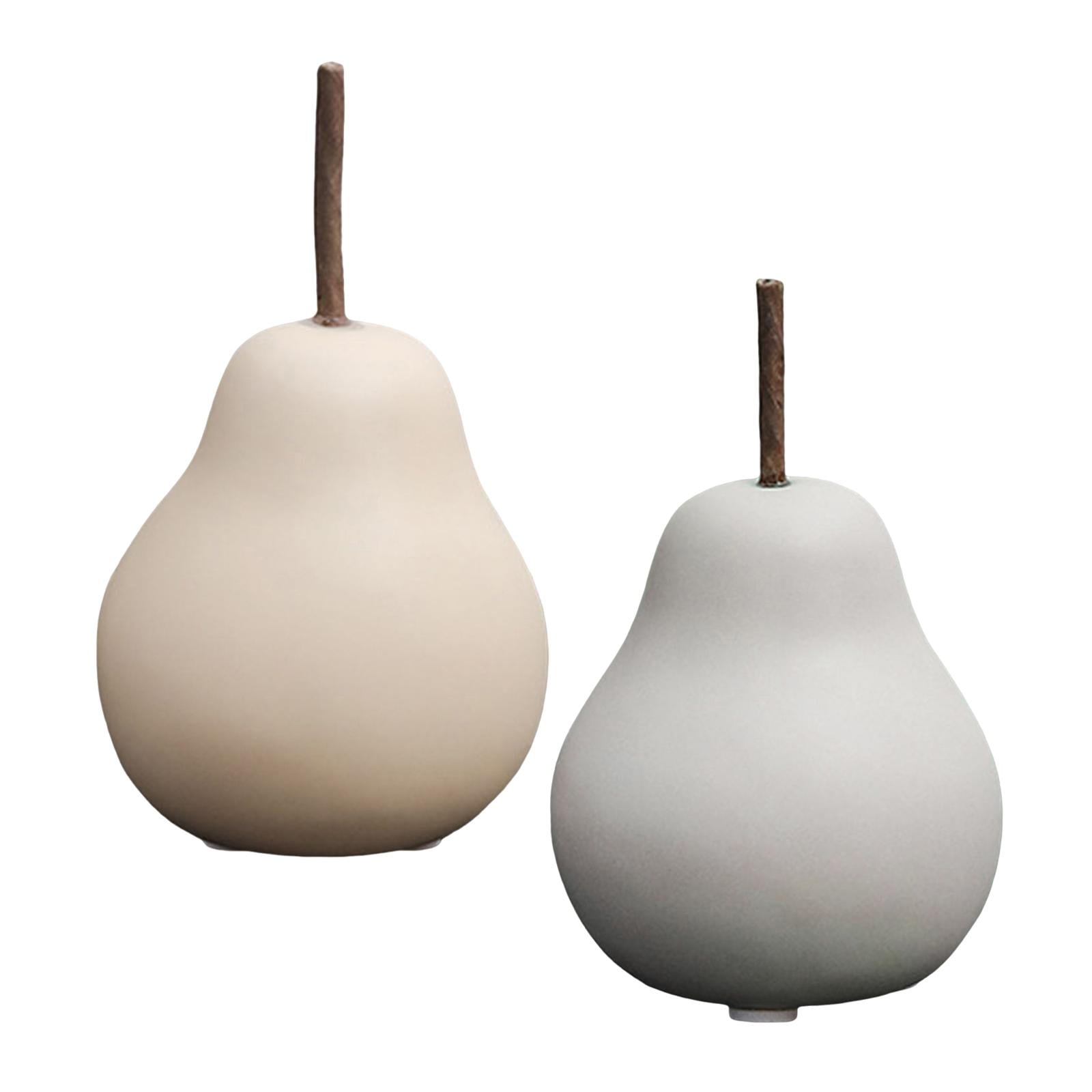 Click here for Abbracc 2 X Ceramic Pear Figurine  Decorative Frui... prices