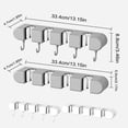 Broom Holder Wall Mount, No-Drilling Self-Adhesive Mop and Broom ...