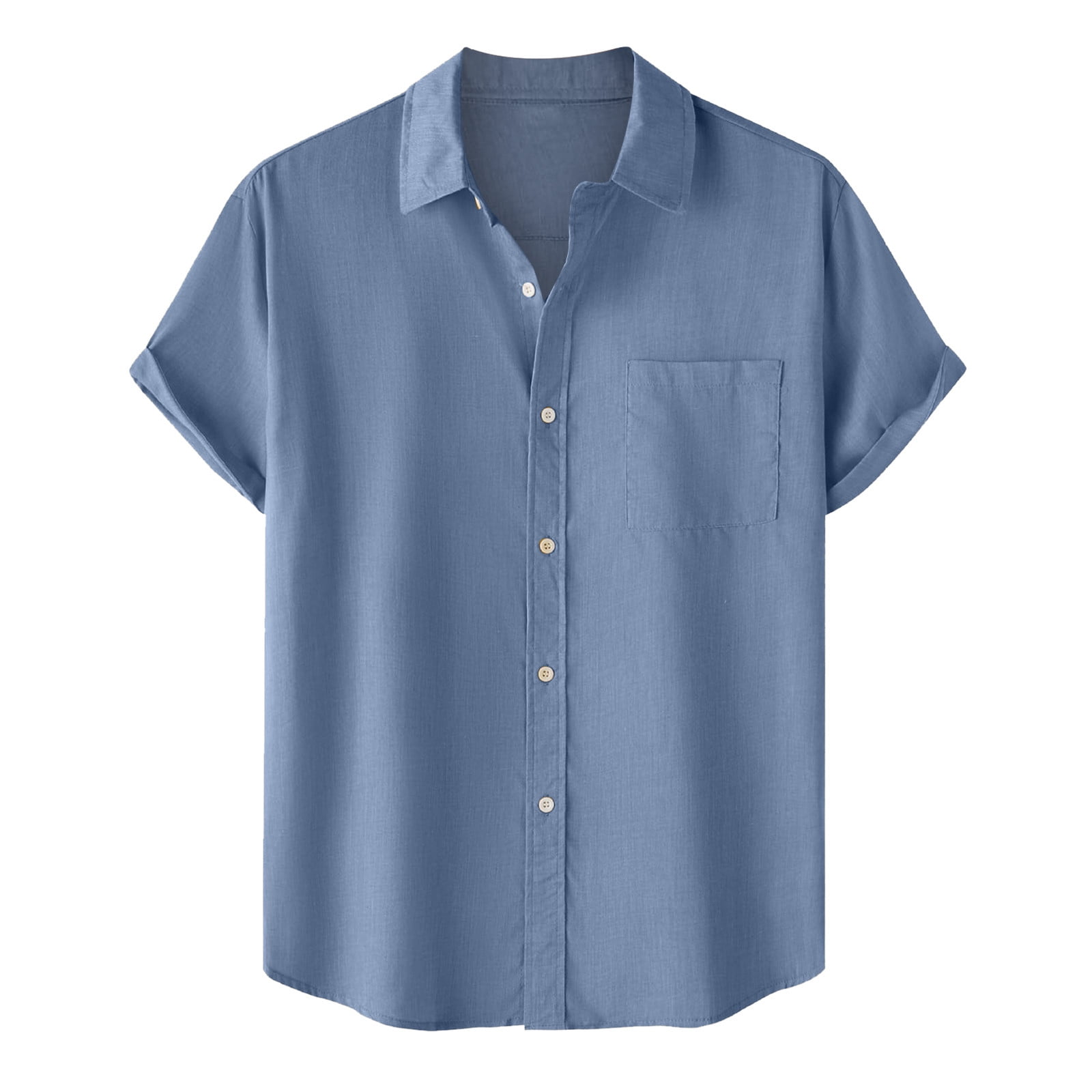 Click here for Ramiter Chemise Pour Homme Mens Casual Shirt Short... prices