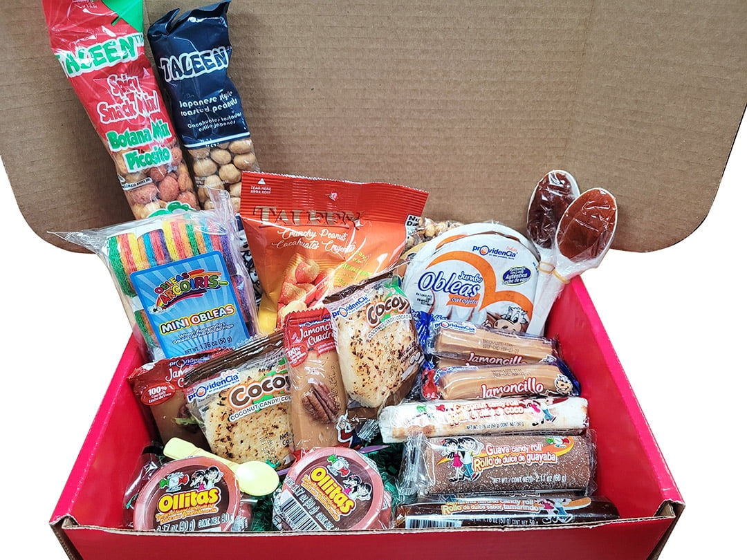 Mi Dulce Mexico Hispanic Candy PREMIUM Mix Gift Box 30PC - Walmart.com