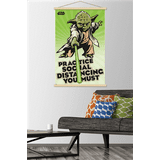 Star Wars: Saga - Yoda Social Distancing Wall Poster with Magnetic ...