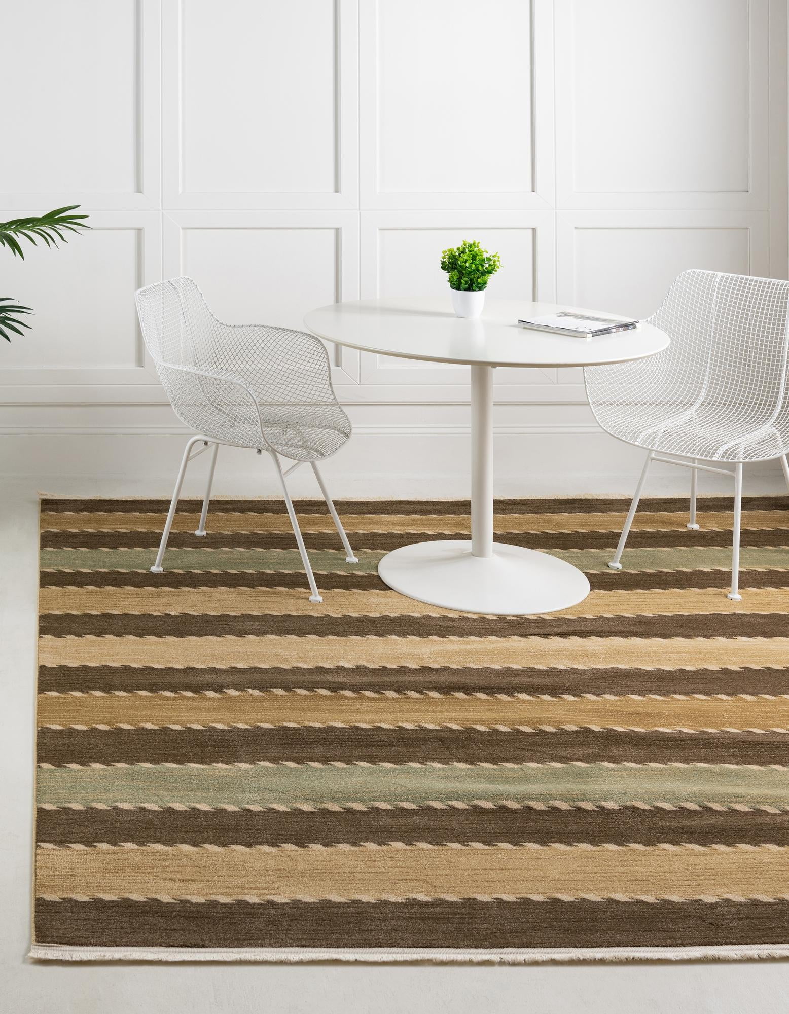 Rugs.com Kashkuli Gabbeh Collection Rug – 8' Square Brown Medium Rug ...