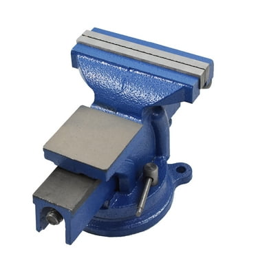 EXXO TOOLS 4 Inch Bench Vise - 4" Bench Vise 360 Degree Swivel with ...