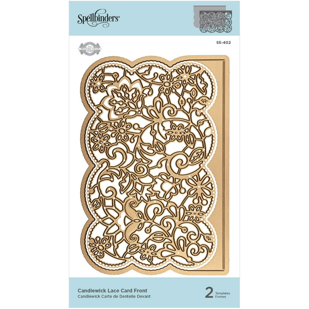 Spellbinders Nestabilities Dies By Becca Feeken-Lace Card Front ...