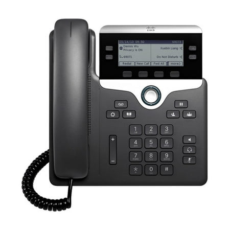 Cisco 7821 IP Phone - Cable - Wall Mountable - 2 x Total Line - VoIP ...