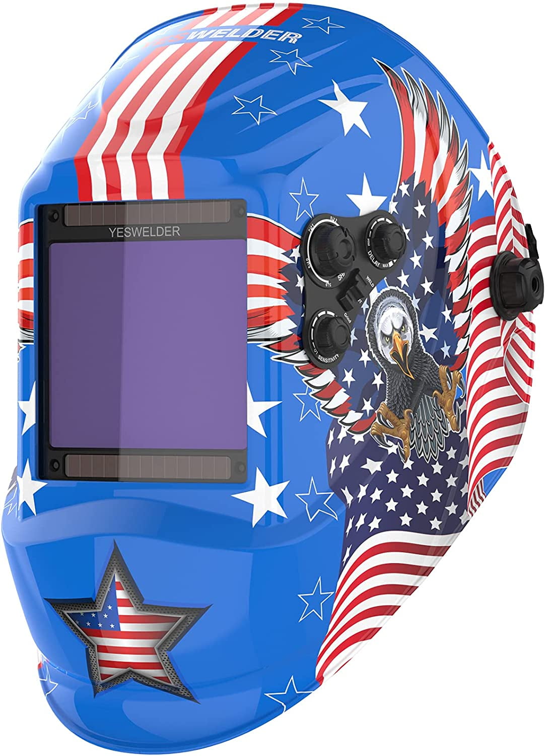 YesWelder Welding Helmet, Large View True Color Auto Darkening Welding ...