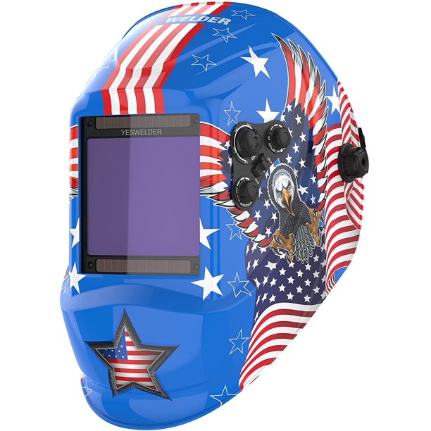 YesWelder Welding Helmet, Large View True Color Auto Darkening Welding ...