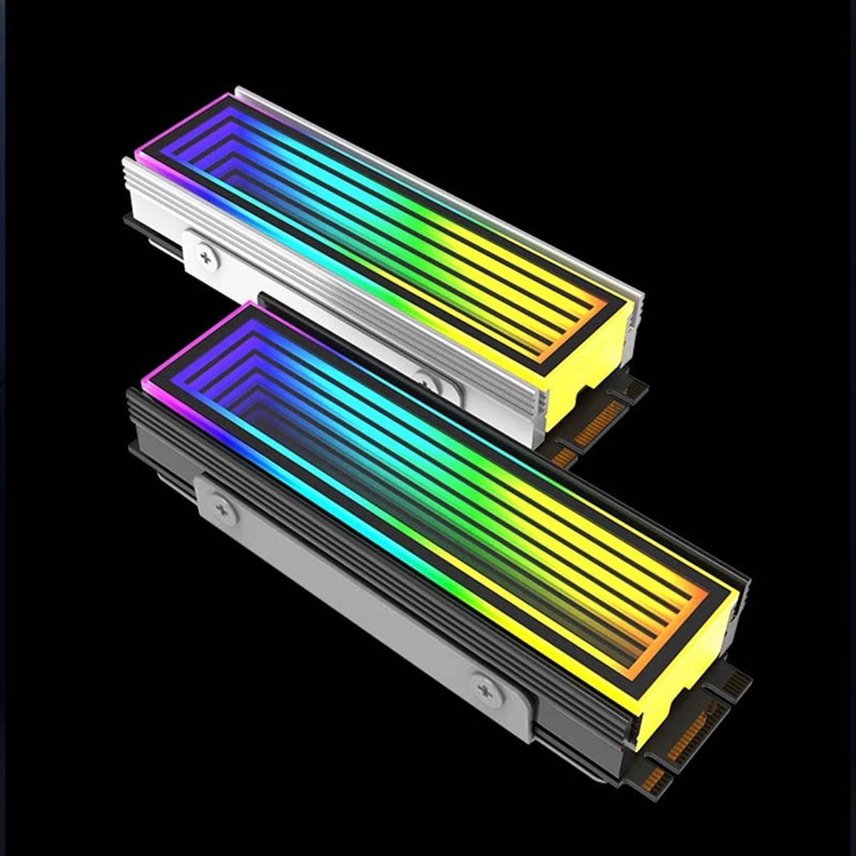 M.2 ARGB Radiador de Computadora 2280 SSD M2 Radiador PC RGB M.2 Nvme ...