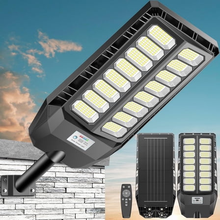 LITOM 1152LED Bright Night Solar Street Light: Waterproof Sensor ...