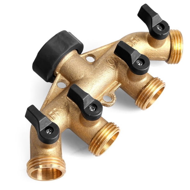 2 Way Hose Divider, Garden 2 Way Hose Connector Water Faucets 2 Way ...