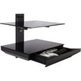 Atlantic 2-Tier AV Component Shelf with Drawer - Walmart.com