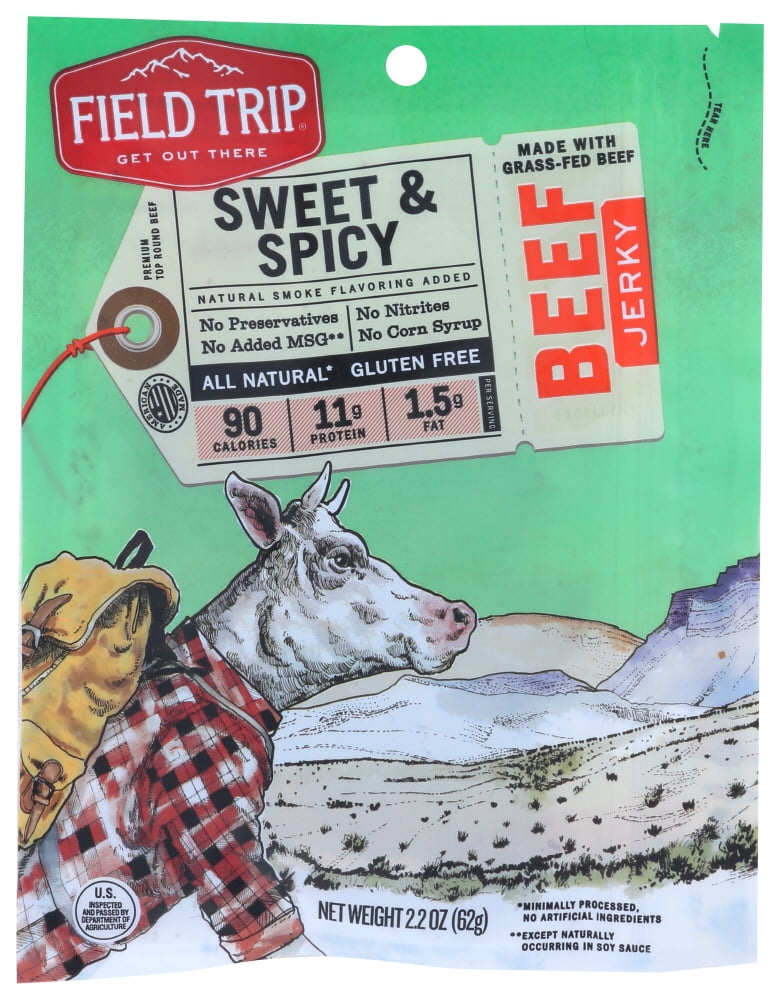 Field Trip Beef Jerky Honey Spice, 2.2 Oz - Walmart.com