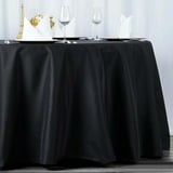 Efavormart 120" Seamless Premium Polyester Table Linens Round ...