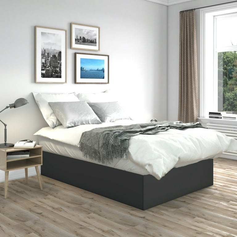 Premier Beckett Modern Platform Bed Twin Black Walmart