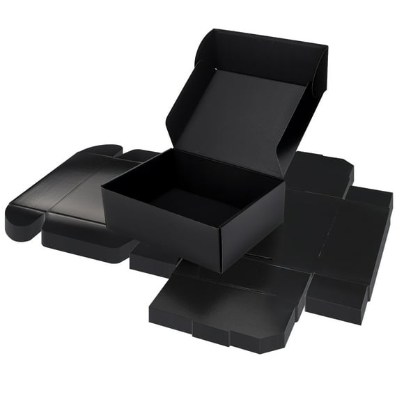 Black Shipping Boxes