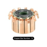 Uxcell Electric Motor Commutator 12 Gear Teeth 8mm ID 23mm OD Copper ...