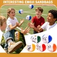 Emoji Bean Bag Toss Game for Adults, 1.97IN Small Soft Sensory Balls ...