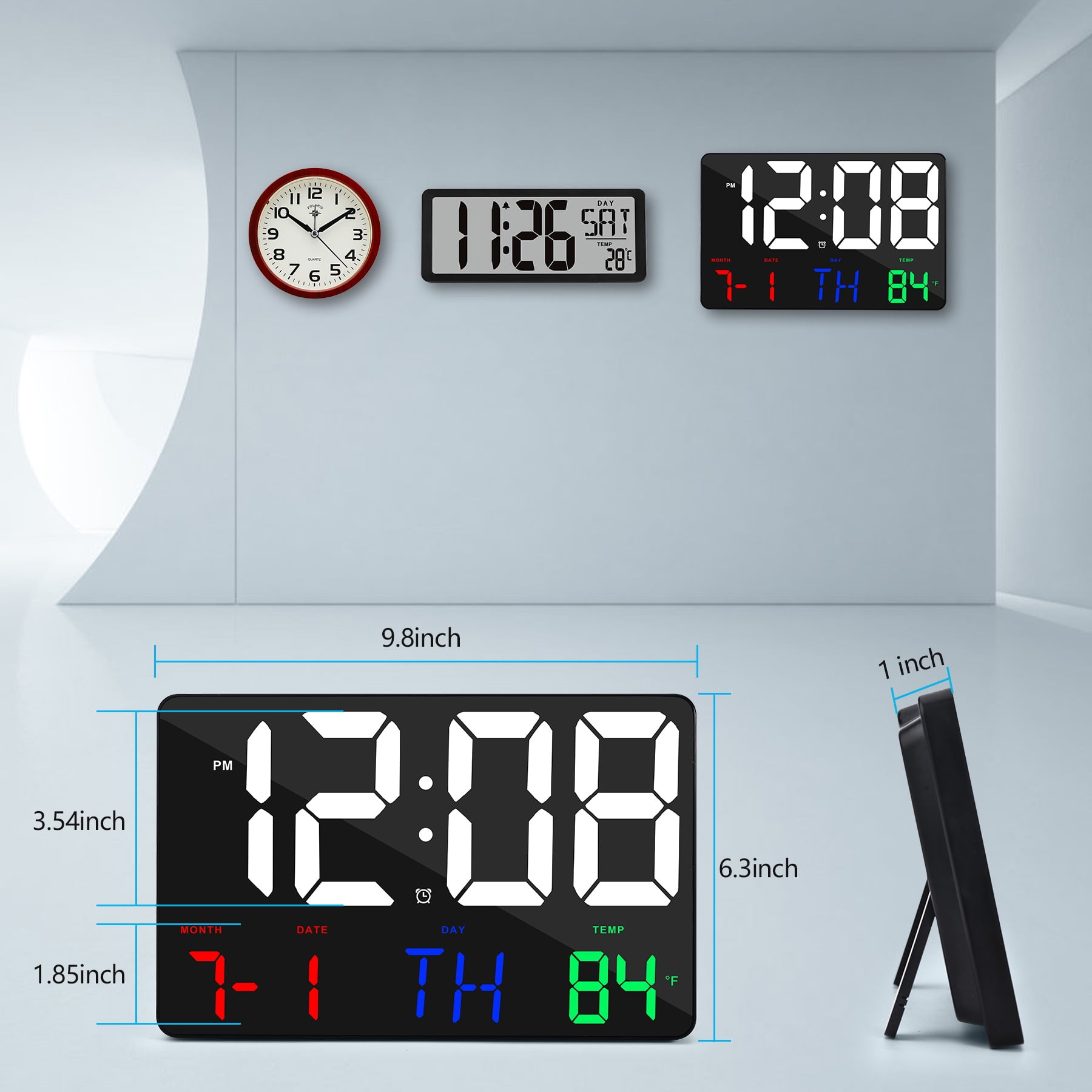 Cool Digital Wall Clock