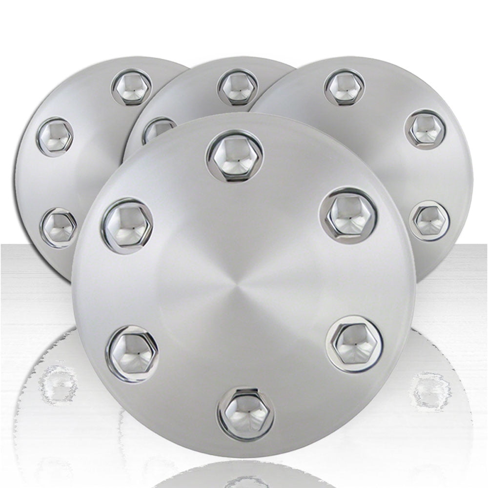 Set of 4 Brushed Aluminum ABS Center Caps for 2009-2014 Ford F-150 ...