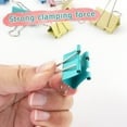 Binder Clips Small Size Paper Clamps Clips Assorted Color, 1.0 Inches ...