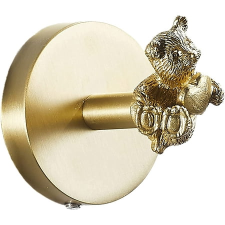 Brass Coat Hook Animal-Shaped Brushed Brass Coat Hook Coat Hook Wall ...