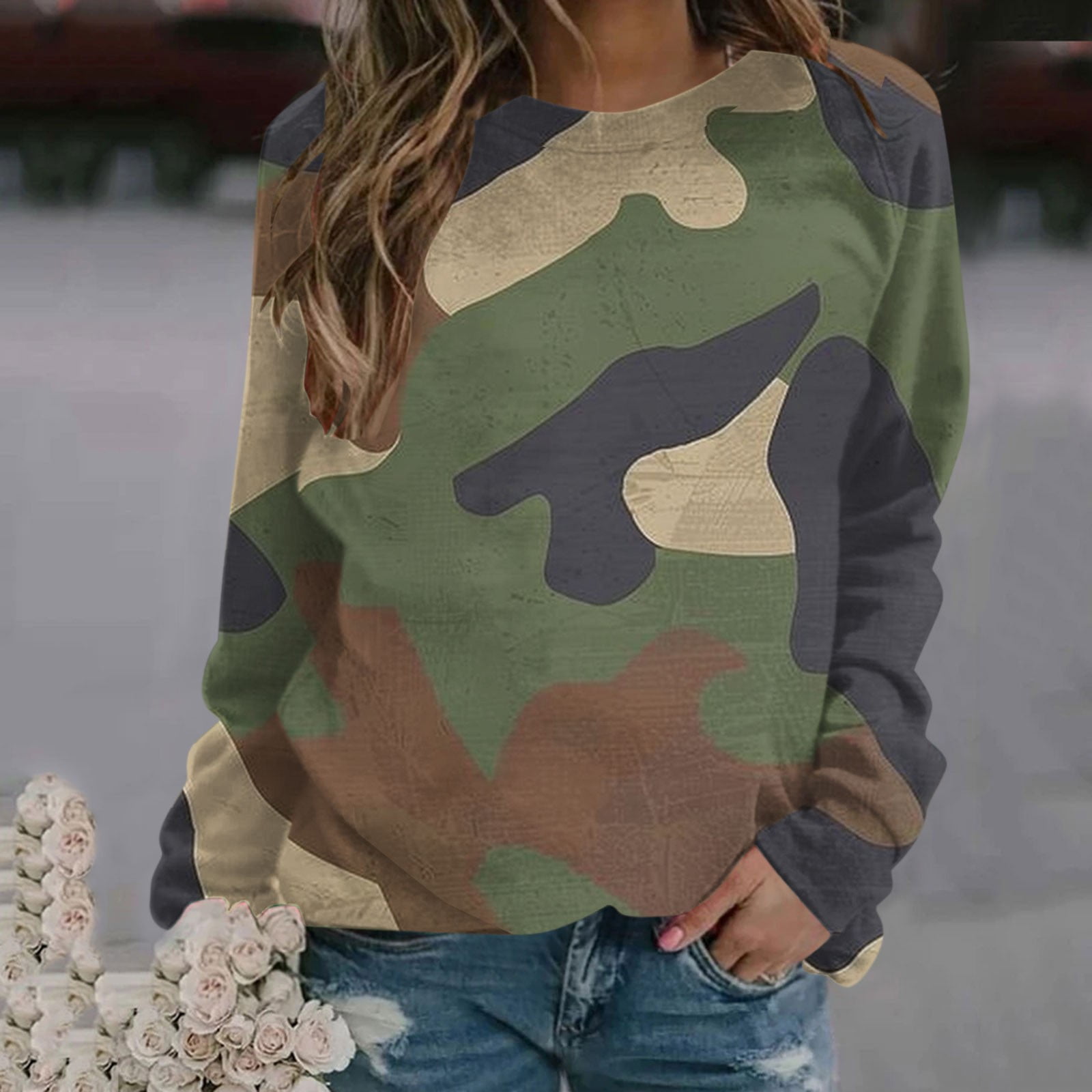 Click here for Amzcrzy Womens Sweatshirts Long Sleeve Shirts For... prices