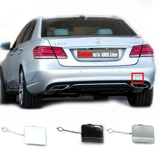 Trimla Rear Tow Cover Fit 13-16 Mercedes Benz E-class W212 Facelift ...