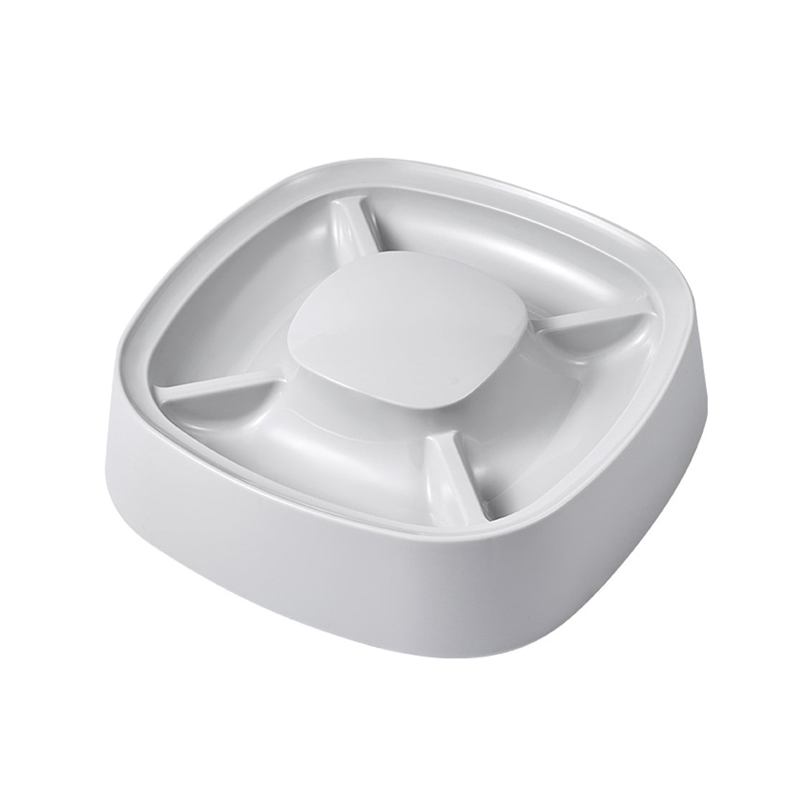 Compartment Pet Tray Food Bowls Cat Bowl Divided Pet Dishes Bowls for ...