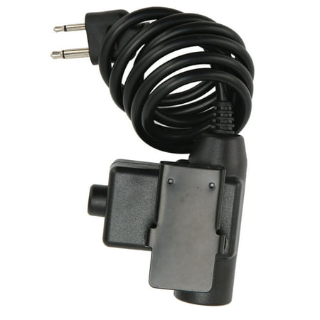 U94 PTT System Military Adapter, Push To Talk PTT Adapter Cable 2 Pin ...