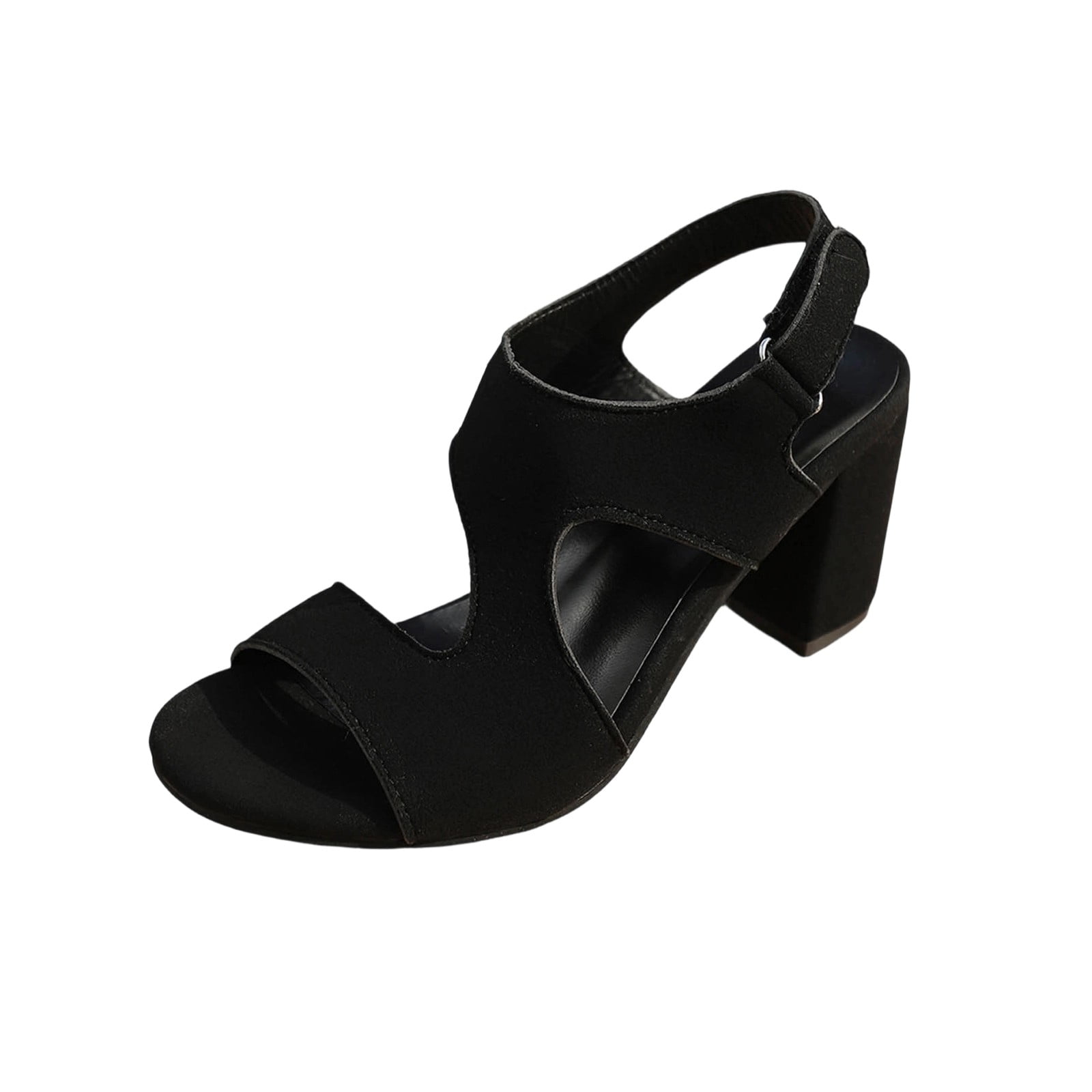 Click here for Unbranded Womens Heeled Sandals Plus-Size Open Toe... prices