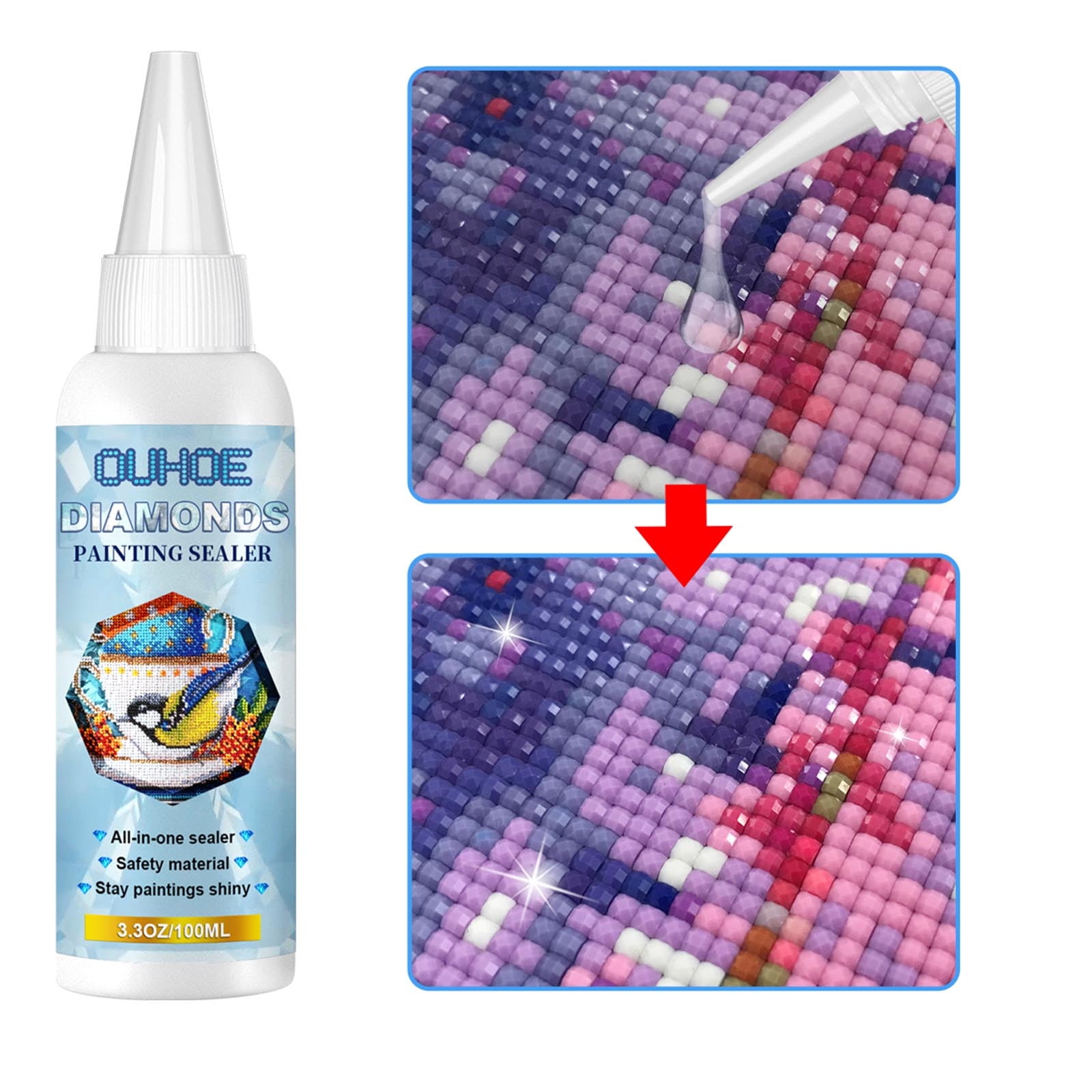 Click here for Ruijiao Clearance Diamond Art Painting Sealer 1 Pa... prices