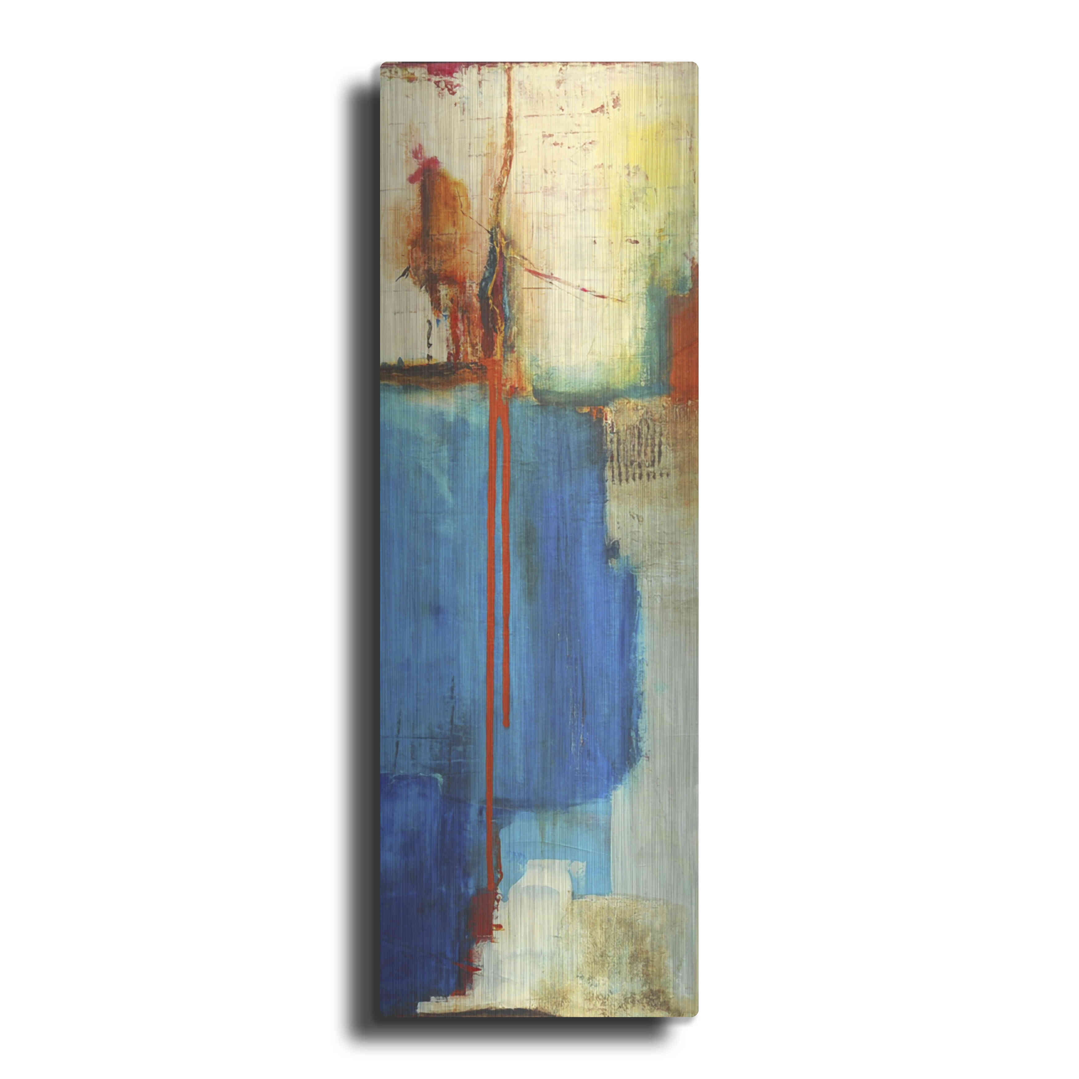 Luxe Metal Art 'Fragile II' by Erin Ashley, Metal Wall Art, 16"x48 ...