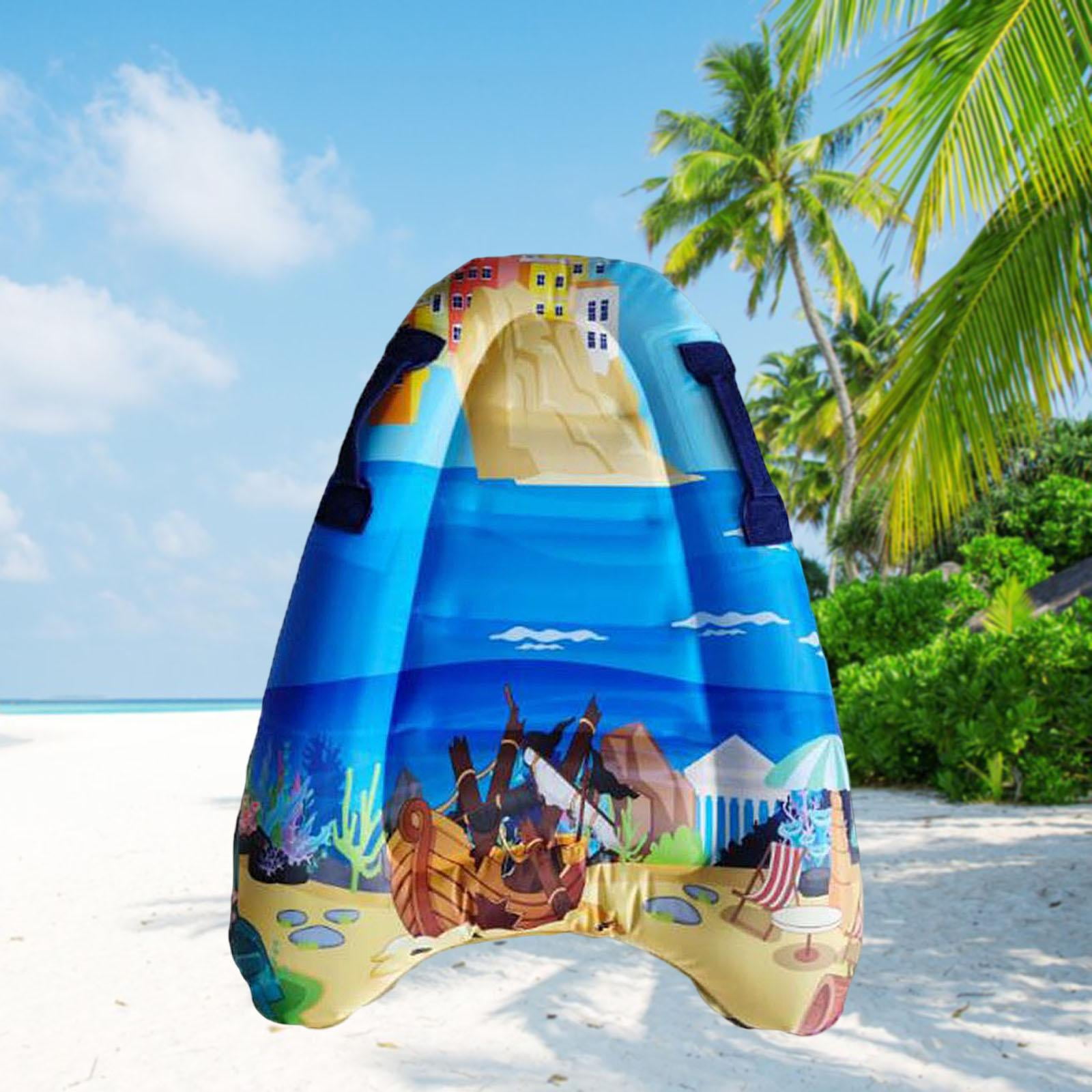 Inflatable , Durable Multicolor Soft with Handles Aid Mat Kickboard for ...