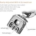 50 Pack 1-1/4 inch Overlay Cabinet Hinges - Soft Close, Hidden Door ...