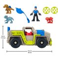 Imaginext Jurassic World Track & Transport Dino Truck Vehicle & Figure ...