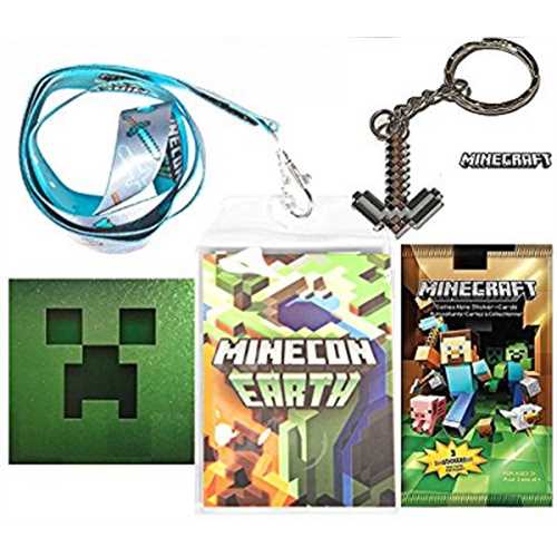 Minecraft Cards Pack Mine, Craft, Build! + Minecon Lanyard / Pickaxe ...