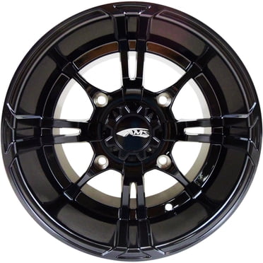 12' x 4' 5-4.5" Bolt Circle White Spoke Trailer Wheel - Walmart.com