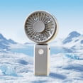 AuroraX USB Rechargeable Handheld Fan Small Quiet Desk Fan Lanyard ...