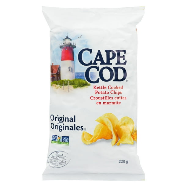Cape Cod Original Kettle Cooked Potato Chips, 220 GR - Walmart.ca