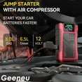 Local Warehouse 4000A 12V Portable Car Jump Starter with Air Compressor ...