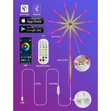 Smart Firework LED Lights,for Bedroom USB Firework Lights App Control ...