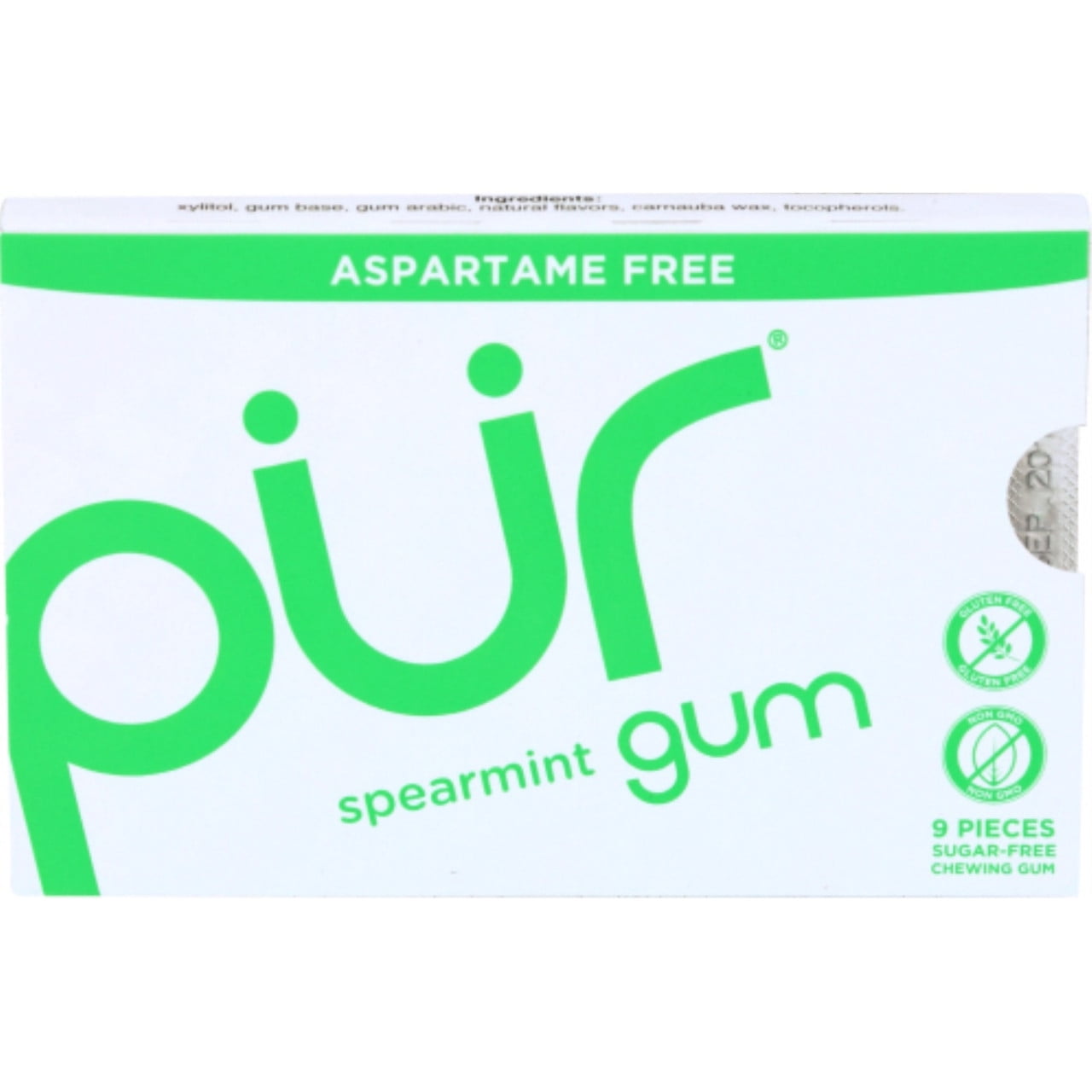 Pur Gum Pur Gum menta verde 9 piezas (12 x 12,6 gramos) | Walmart en línea