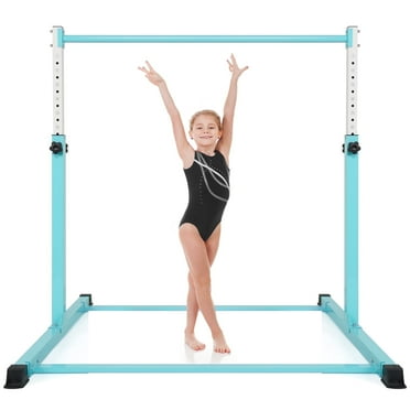 Adjustable Gymnastics Bar, 3-5 FT Height, 300 lbs Capacity, Steel ...