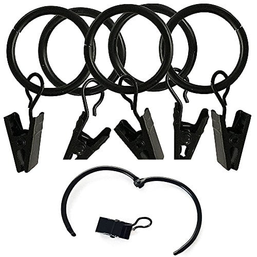 Easy2hang 2-Inch Premium Drapery Clip Rings openable Extra Thick have ...