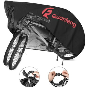 TeamObsidian Bike Cover for Waterproof Outdoor Storage Bicycle Covers ...