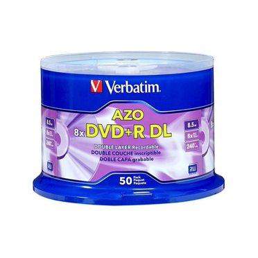 SmartBuy 50 Pack DVD+R DL 8.5GB 8X Dual Layer Recordable Discs Spindle - Walmart.com