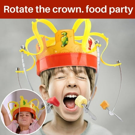 Crown Game Toy Musical Party Game Toy Rotating Crown Hat Electronic ...